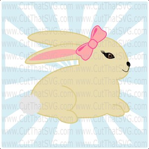 Girl Easter Bunny Bundle SVG, Easter SVG, Easter Egg Hunt Svg, Easter ...