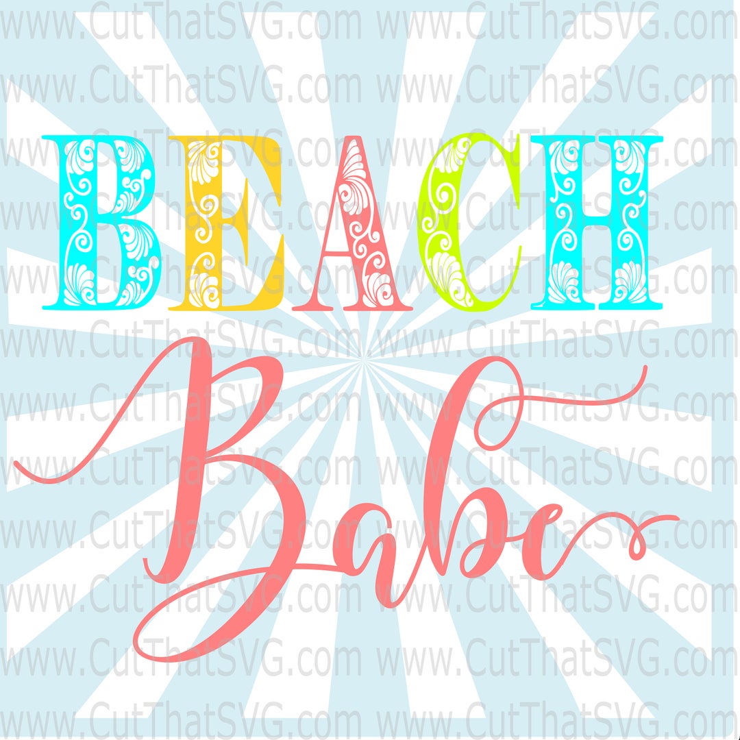 Praia gata svg, Praia SVG, Verão SVG, Náutico SVG, férias svg, arquivos ...