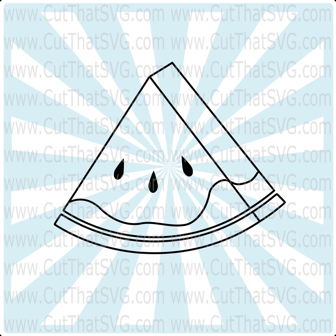 Watermelon SVG, Watermelon Slice SVG, Watermelon Coloring Svg, Fruit ...
