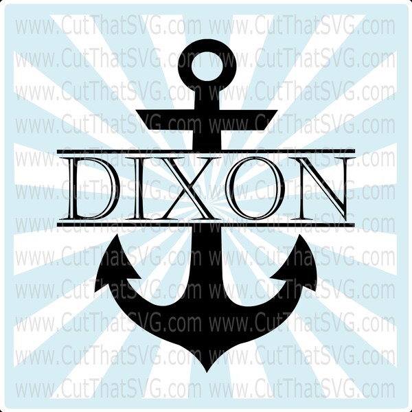 Split Monogram - Etsy