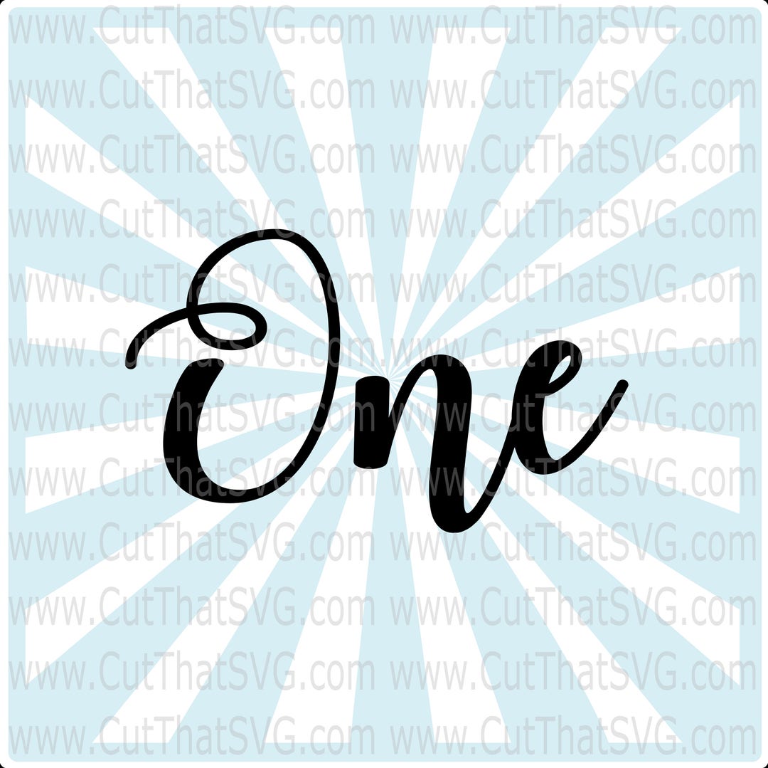 One SVG, First Birthday Svg, 1st Birthday SVG, 1 Svg, Party Svg ...