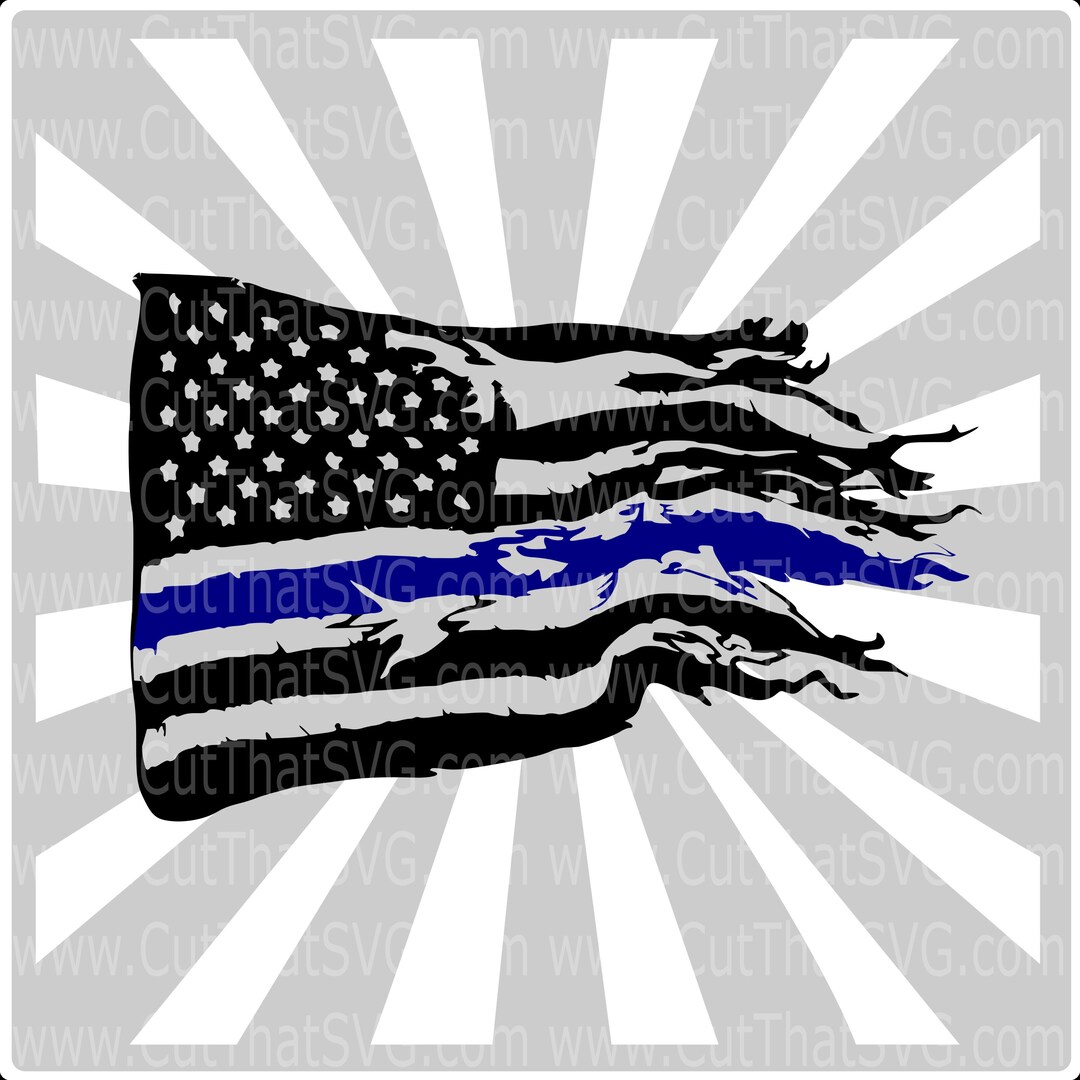 American Flag SVG, Back the Blue SVG, Thin Blue Line SVG, Police ...
