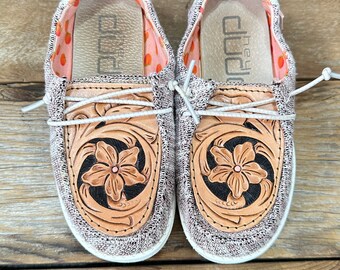 HEY DUDES PATTERN Toe Top Leather Pattern for Hey Dude Shoes. digital ...