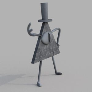 Gravity Falls - Bill Cipher Statue- 3D Model - Etsy