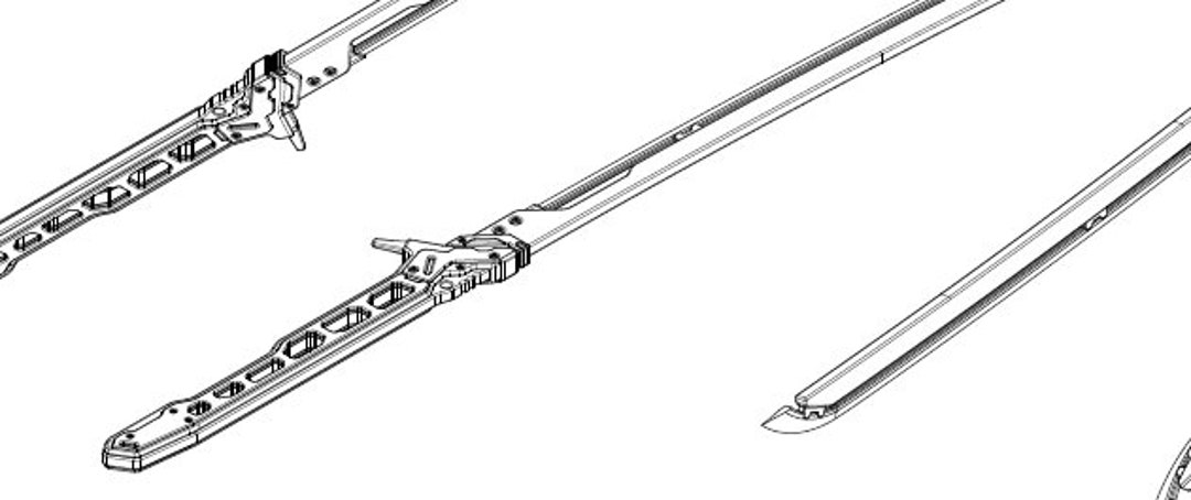 Cyberpunk 2077 Katana Tier 4 Blueprint - Etsy