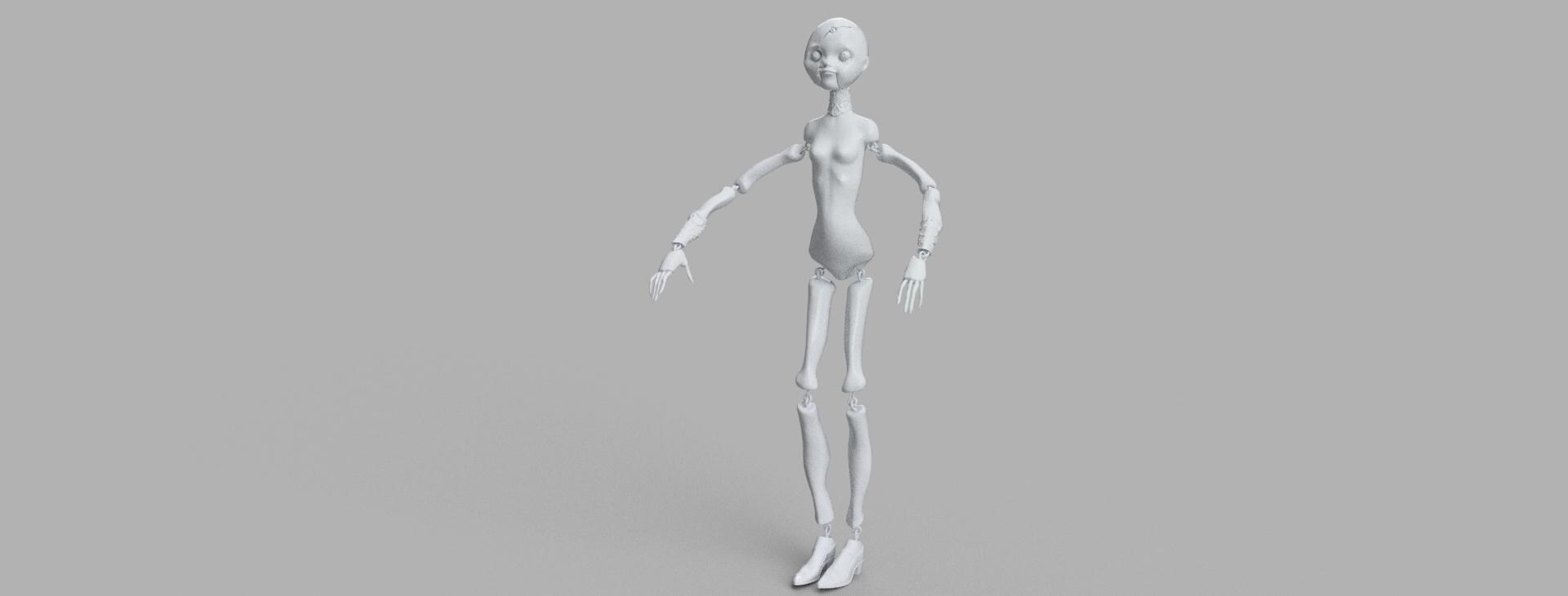 Angie Doll - Donna Beneviento Doll - 3D Model - Etsy