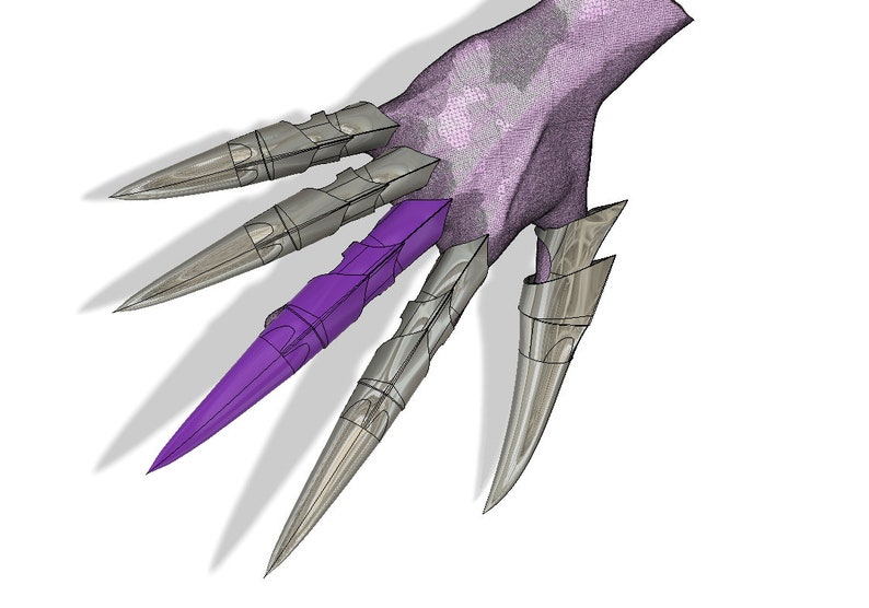 Evelynn Claws League of Legends 3D Print - Etsy