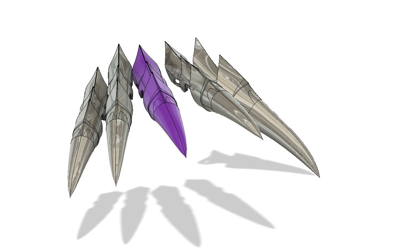 Evelynn Claws League of Legends 3D Print - Etsy