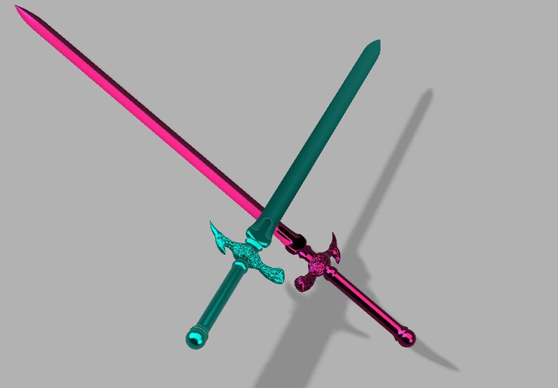 Amphibia Sasha's Swords 3D Models - Etsy