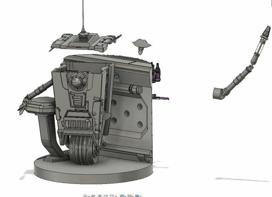 Claptrap Papercraft Templates