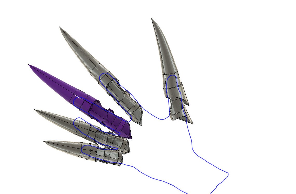 Evelynn Claws League of Legends 3D Print - Etsy