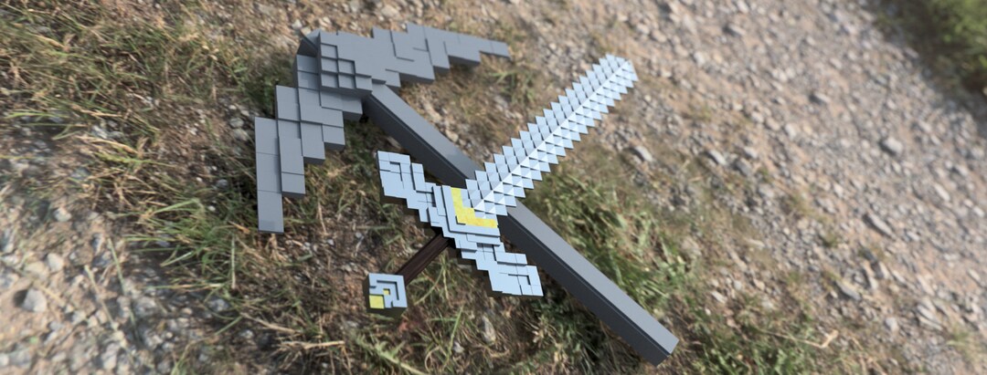 Minecraft - Movie Prop - 3D MODEL - Etsy