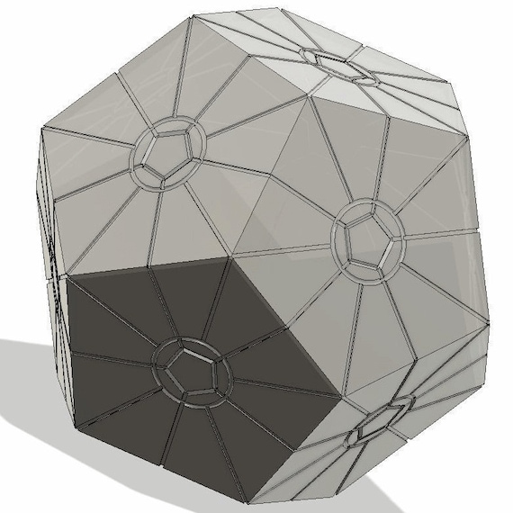 Dodecahedron 3d