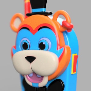 Five Night at Freddys - Security Breach - Freddy Talkie - 3D Model - Etsy