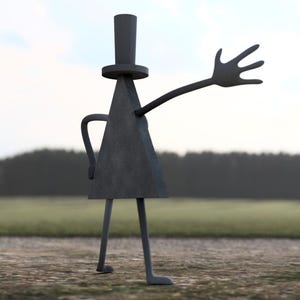 Gravity Falls - Bill Cipher Statue- 3D Model - Etsy