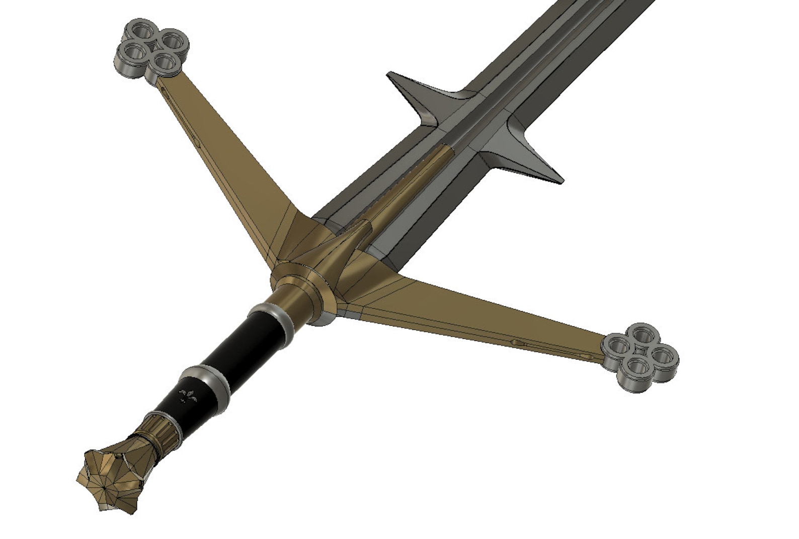 Medieval Claymore 3D Models - Etsy