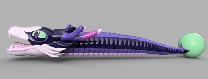 The Owl House - Luz Palisman - Dragon Stringbean Articulated - 3D Model ...