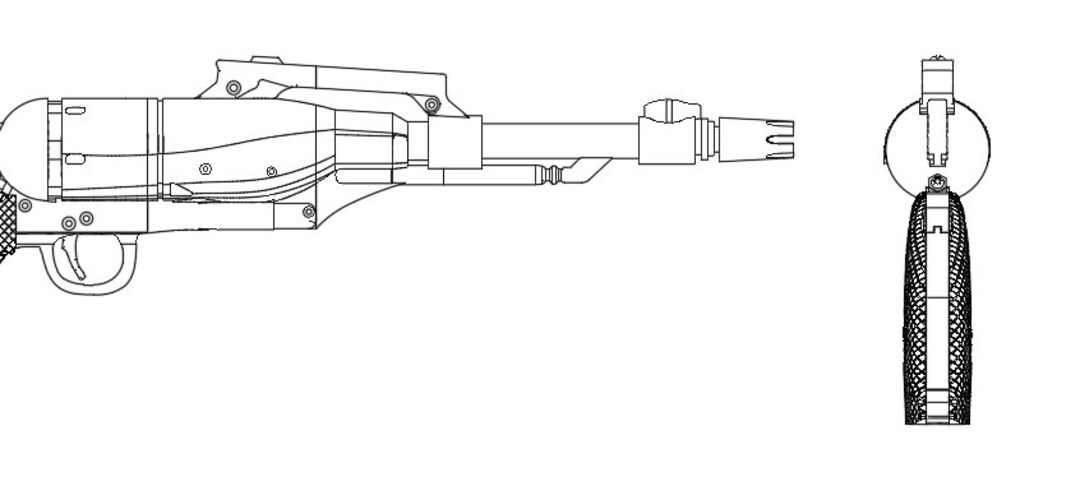 Captain Harlock - Blaster - Blueprint - Etsy