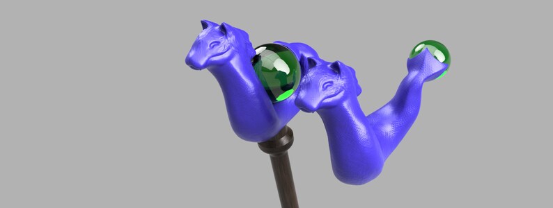 The Owl House - Stringbean - Snakeshifter - Luz's Staff - Palismen - 3D ...