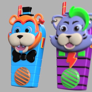 Five Night at Freddys - Security Breach - Freddy Talkie - 3D Model - Etsy