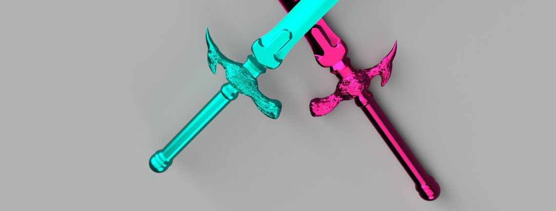 Amphibia Sasha's Swords 3D Models - Etsy India