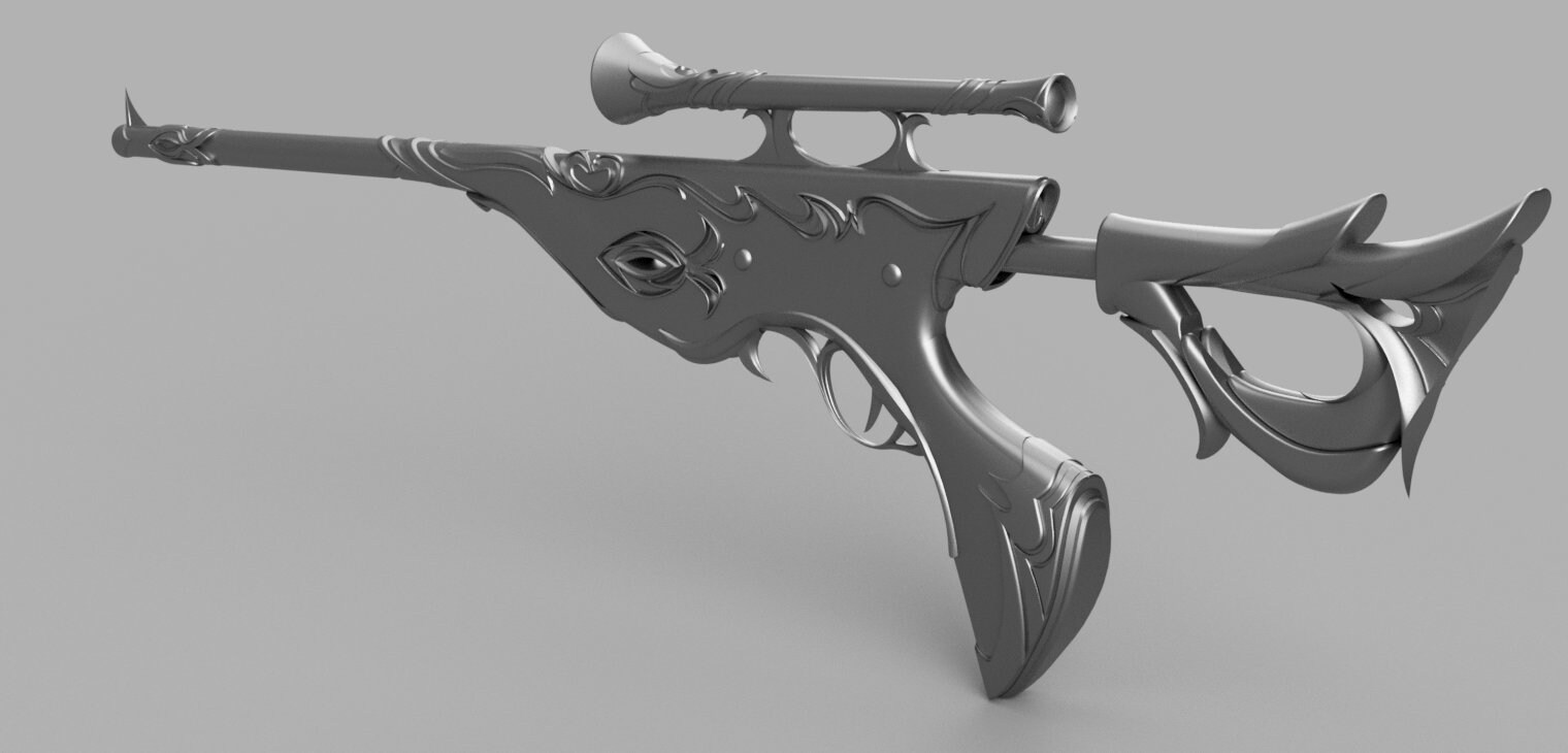 Helluva Boss Carmine Crafted Blessing Tip Sniper Rifle - Etsy UK