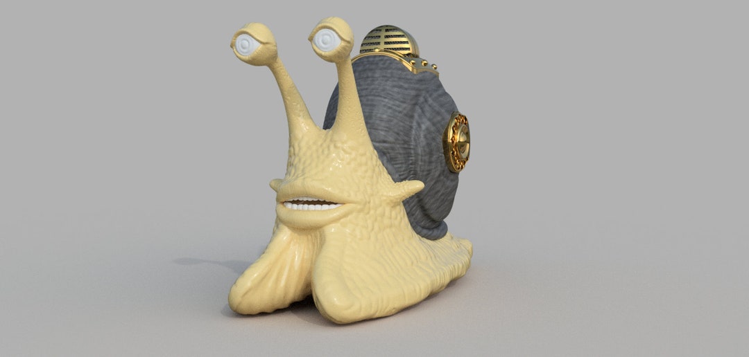 Pirate Snail - Phone Snail - 3D Model - Etsy