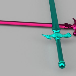 Amphibia - Sasha's Swords - 3D Models - Etsy