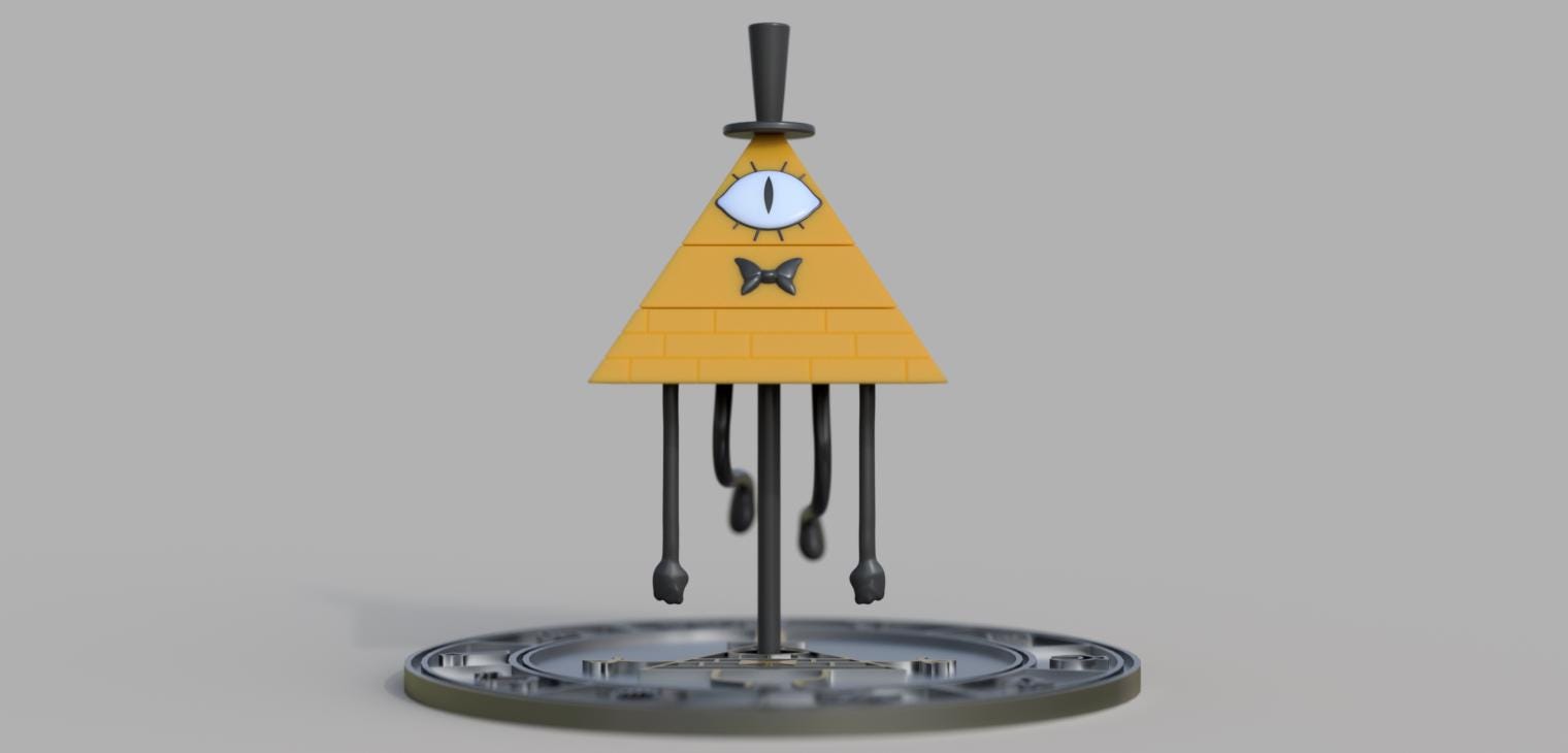 Floating Triangle Guy - 3D Model - Etsy