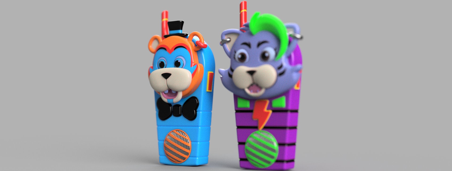 Five Night at Freddys - Security Breach - Talkies - 3D Model Pack - Etsy
