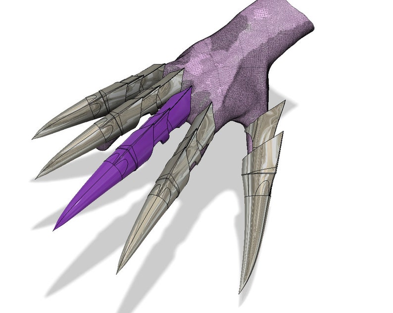 Evelynn Claws League of Legends 3D Print - Etsy