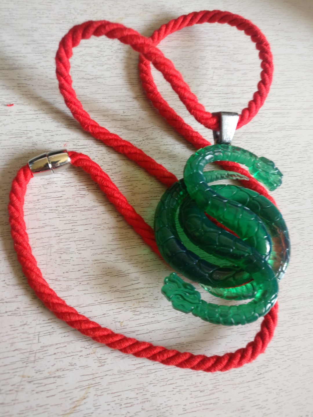 Snake Necklace - Etsy
