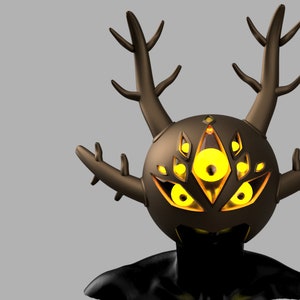 Buy Amphibia Darcy/the Core's Helmet 3D Model Online in India - Etsy