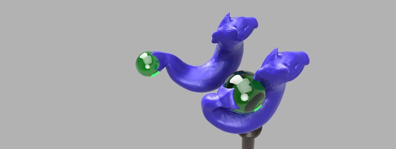 The Owl House Stringbean Snakeshifter Luz's Staff - Etsy