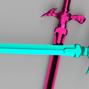 Buy Amphibia - Sasha's Swords - 3D Models Online in India - Etsy