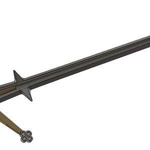 Medieval Claymore 3D Models - Etsy