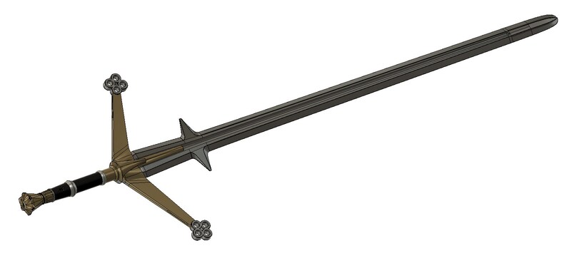 Medieval Claymore 3D Models - Etsy