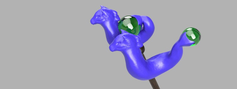 The Owl House Stringbean Snakeshifter Luz's Staff - Etsy Australia