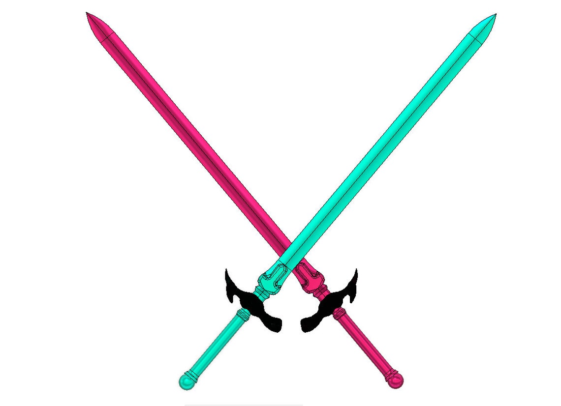 Amphibia Sasha's Swords 3D Models - Etsy India
