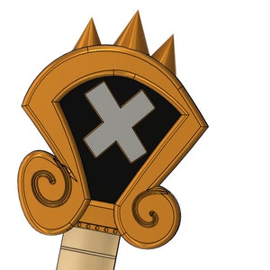 Hazbin Hotel - Adam Ax Guitar - 3D Model - Etsy