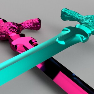 Amphibia - Sasha's Swords - 3D Models - Etsy