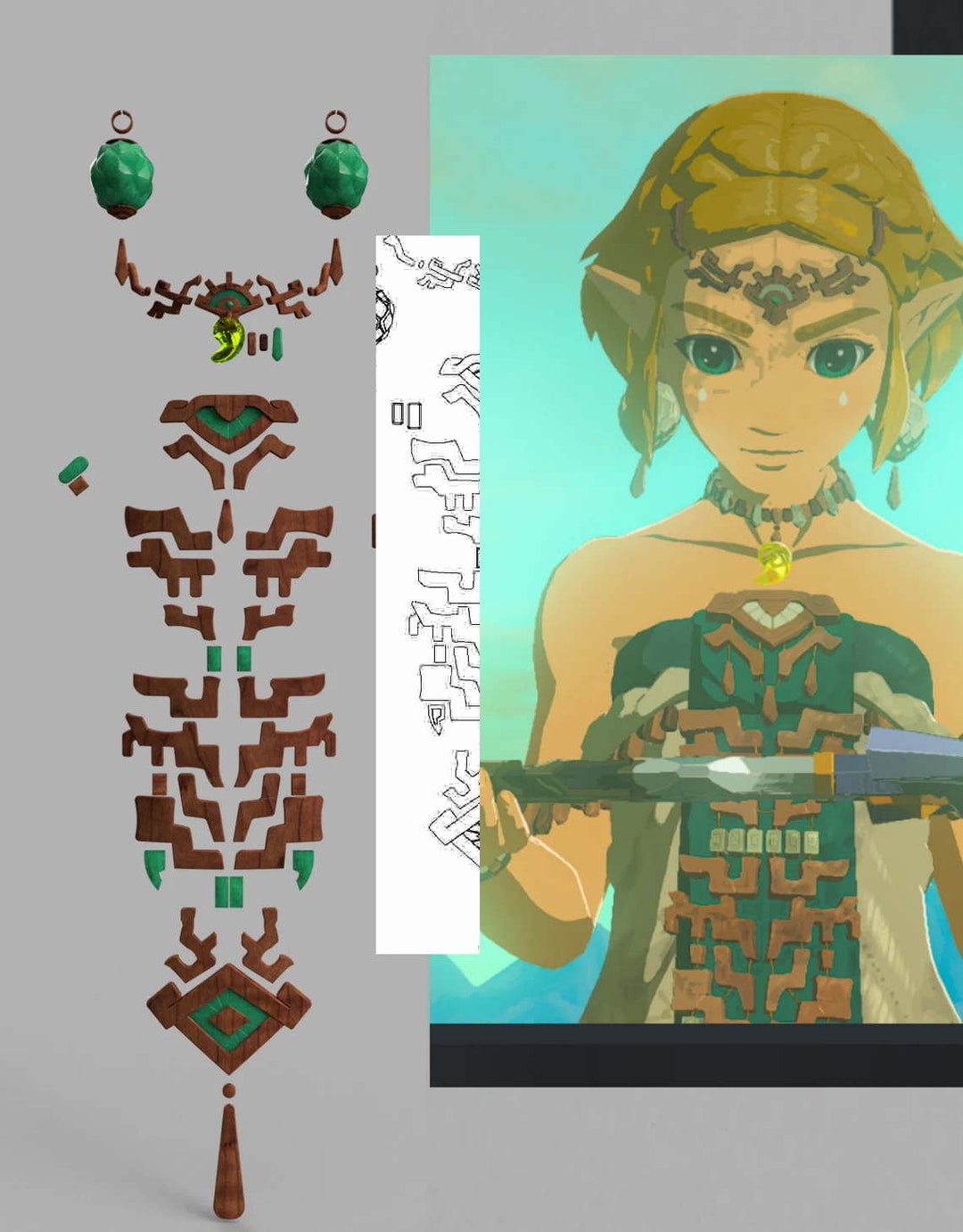 Legendz - Tears - Dress Pieces - Blueprint - Etsy