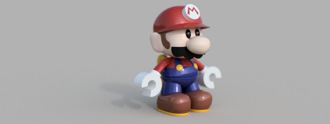 Jump Man - Toy Articulated - 3D Model - Etsy