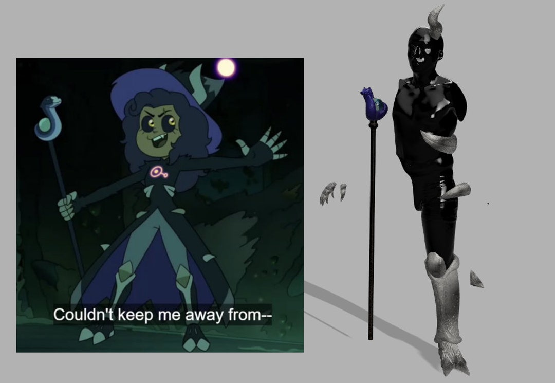 The Owl House - Luz Cosplay - Titan Form Bones - 3D Models - Etsy