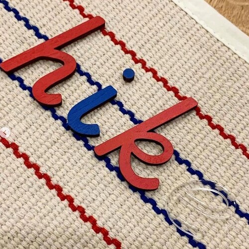 Cursive Alphabet Pin Poking Montessori Fine Motor Skill | Etsy