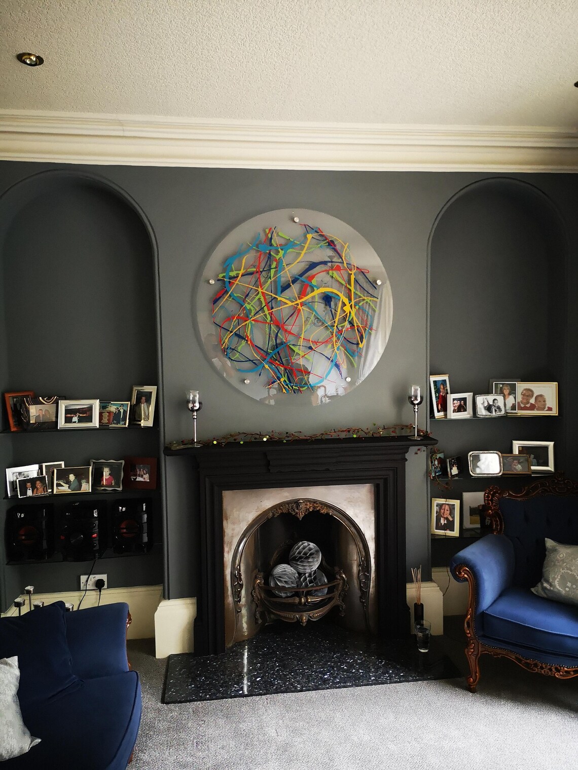 Multi Coloured Circle 'circular' Wall Art - Etsy