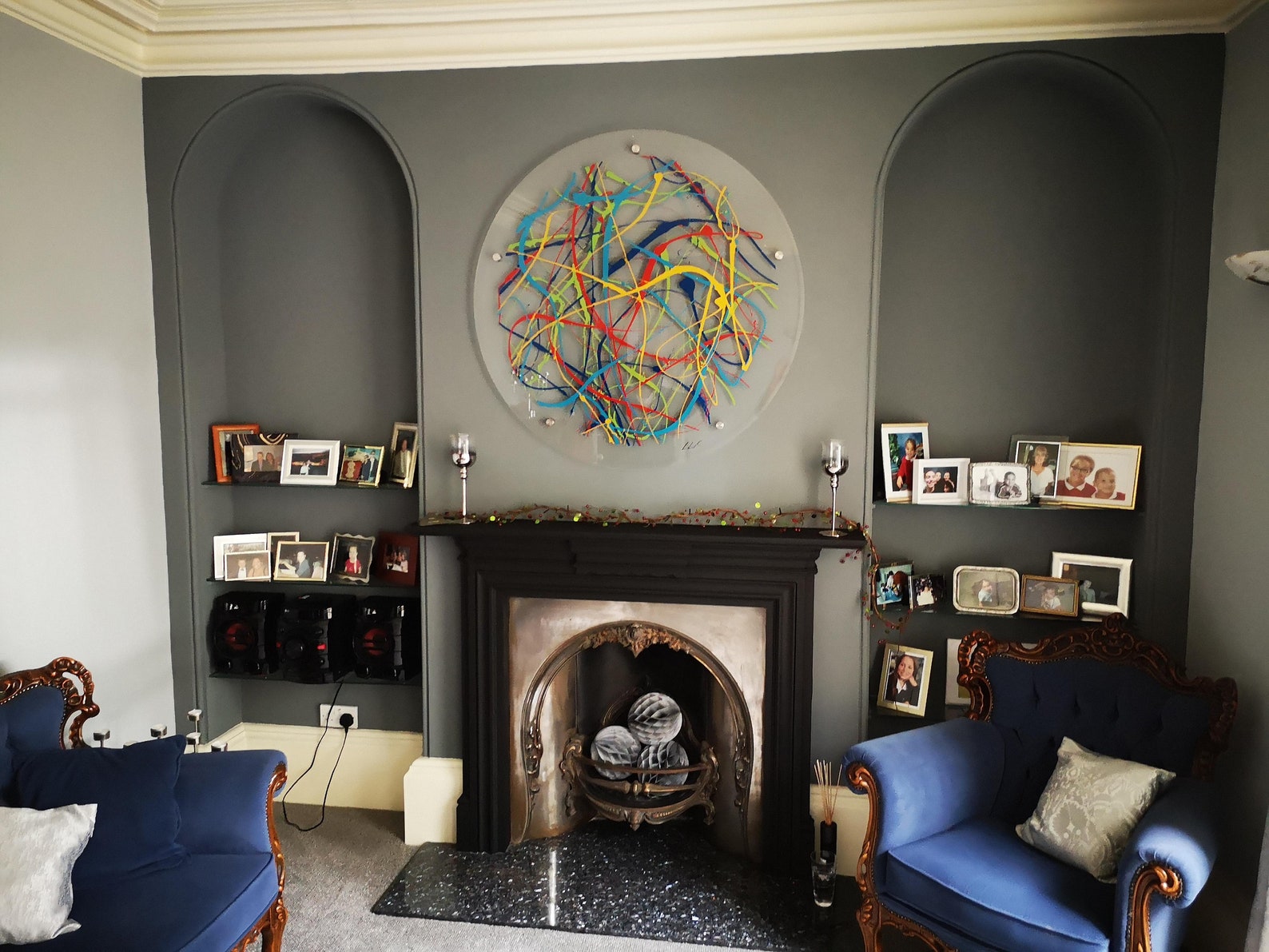 Multi Coloured Circle 'circular' Wall Art | Etsy