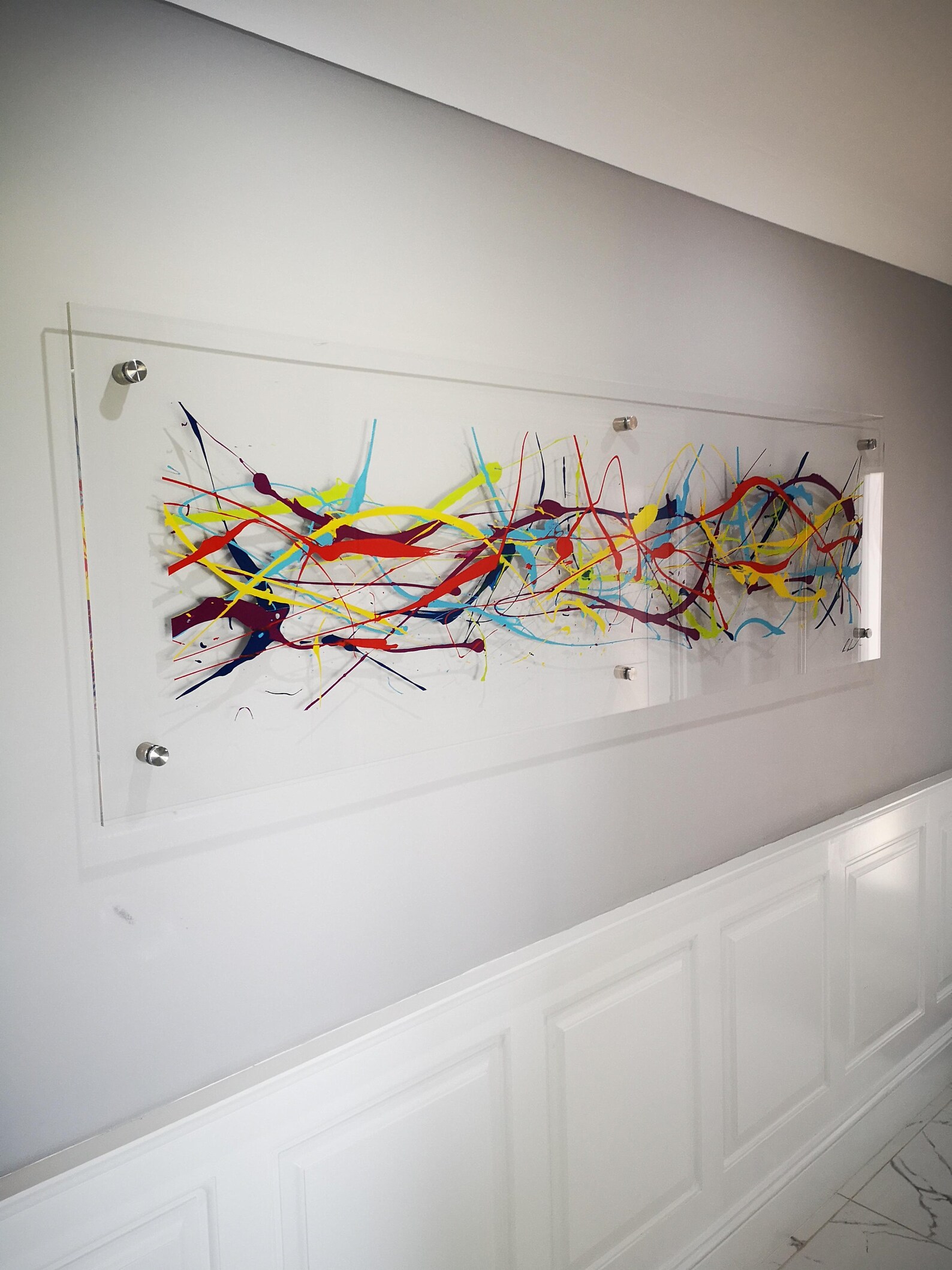 Multi Coloured Large Wall Art - Etsy UK