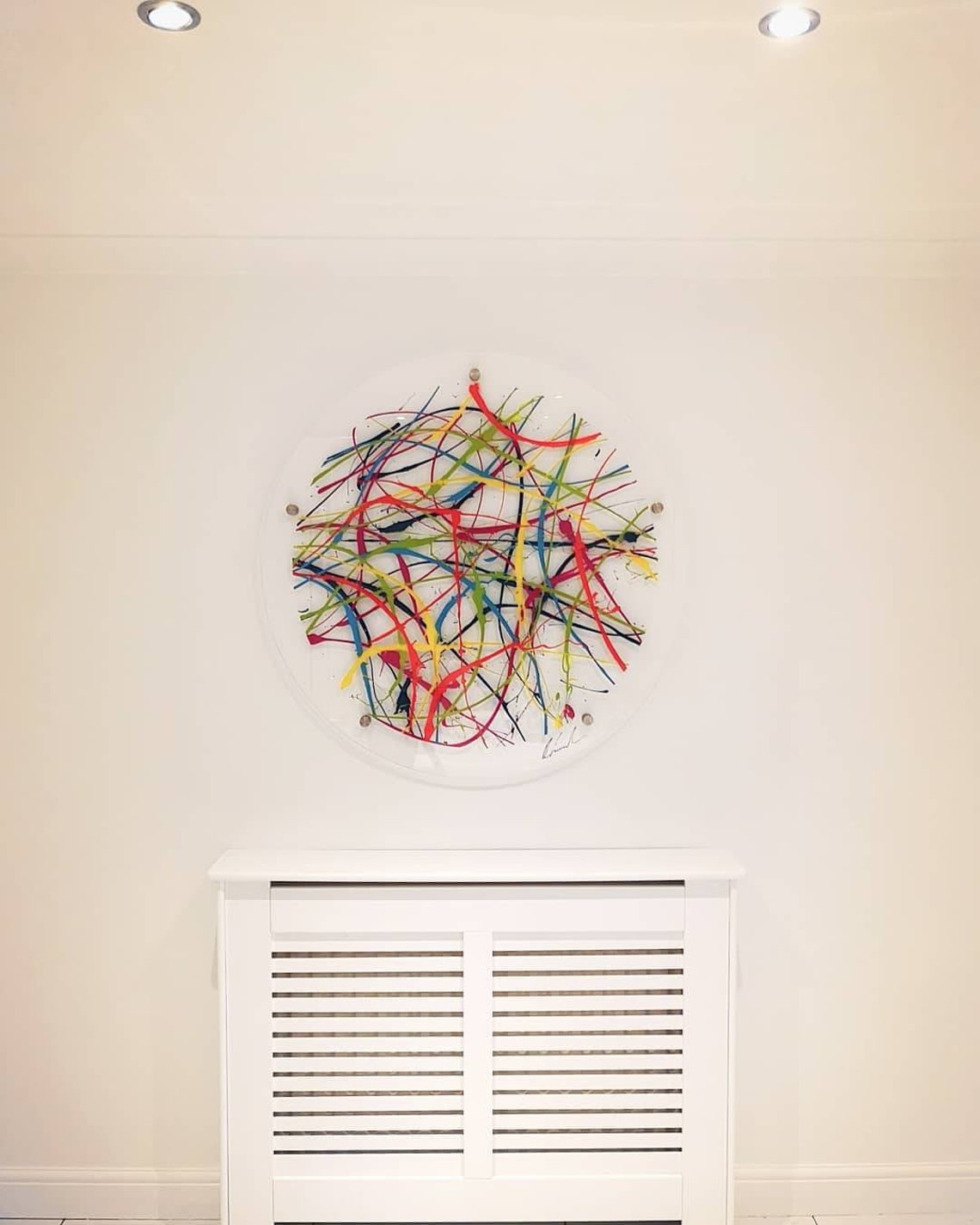 Multi Coloured Circle 'circular' Wall Art - Etsy