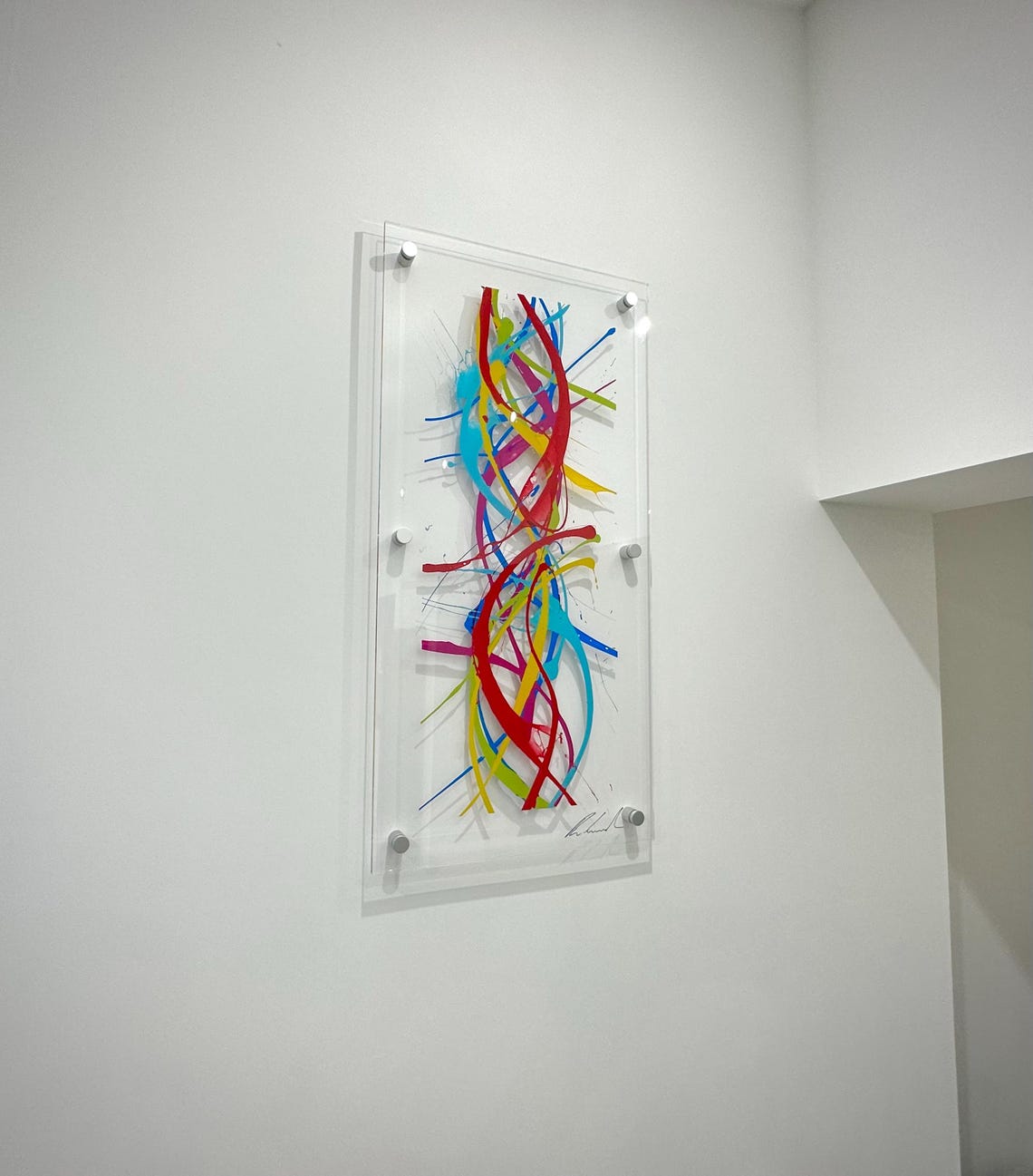 Vertical Multicoloured Original Artwork by Ben Ashford - Etsy